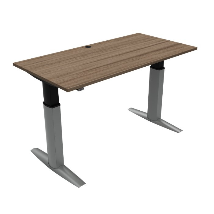 Biurko regulowane z blatem z udźwigiem do 175 kg, 140x80 cm | Meble-Ruchome